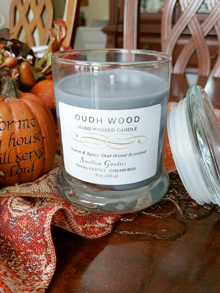 Oudh Wood -- Handpoured Candle – Smellum Goodies